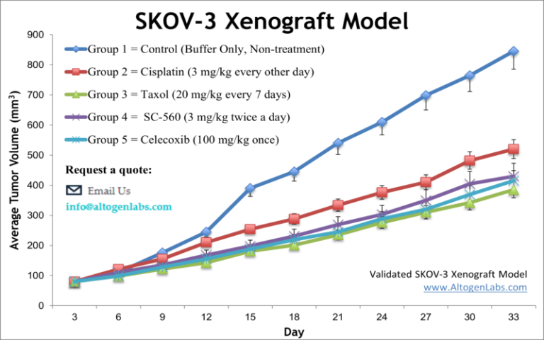 SK-OV-3 Xenograft Model - Altogen Labs