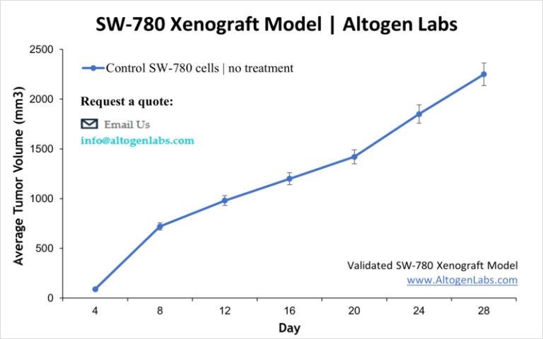SW780 Xenograft Model - Altogen Labs